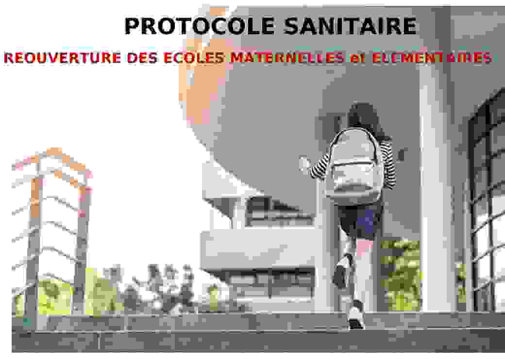 Le projet de protocole sanitaire pour la réouverture des écoles dévoilé