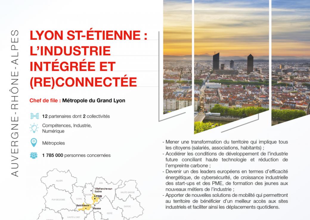 Lyon - Saint Etienne, l'industrie intégrée et (re)connectée