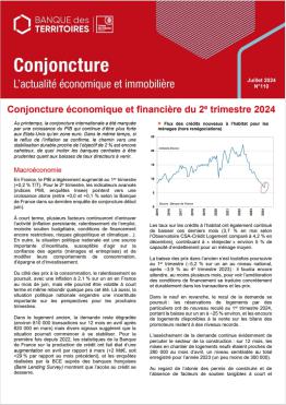 Conjoncture économique et financière du 2e trimestre 2024